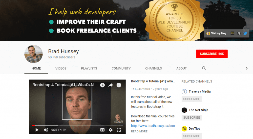 Top 65 Must-to-Know Youtube Channels 2021 to Learn Web Development – MasterBundles