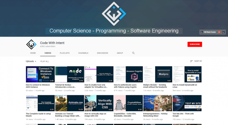 Top 65 Must-to-Know Youtube Channels 2020 to Learn Web Development ...