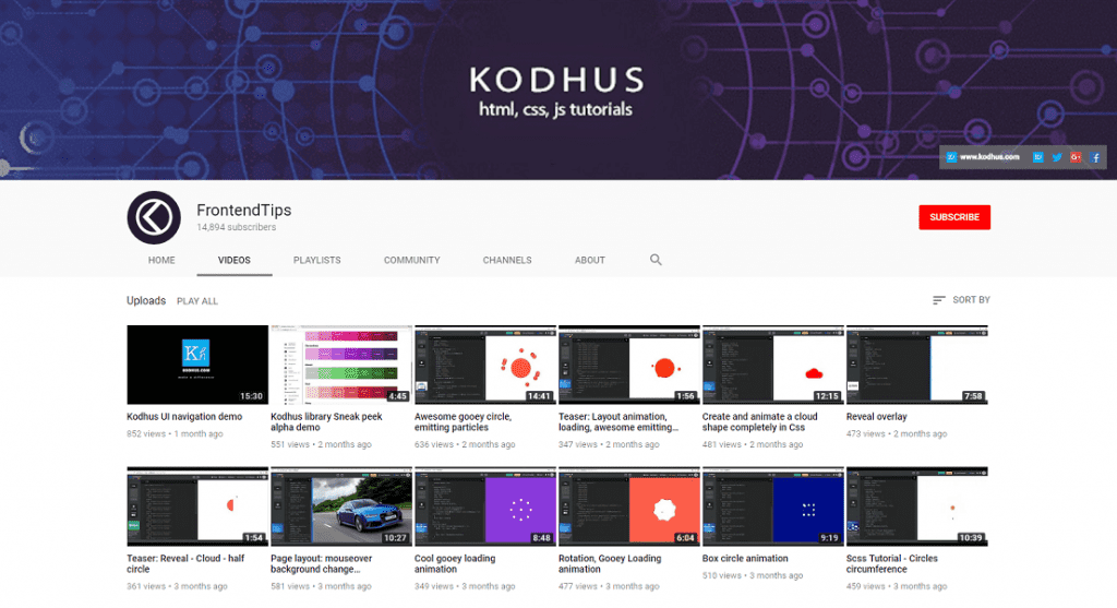 Top 65 Must-to-Know Youtube Channels 2020 to Learn Web Development ...