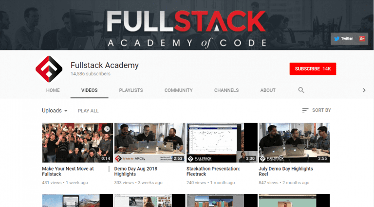 Top 65 Must-to-Know Youtube Channels 2020 to Learn Web Development ...