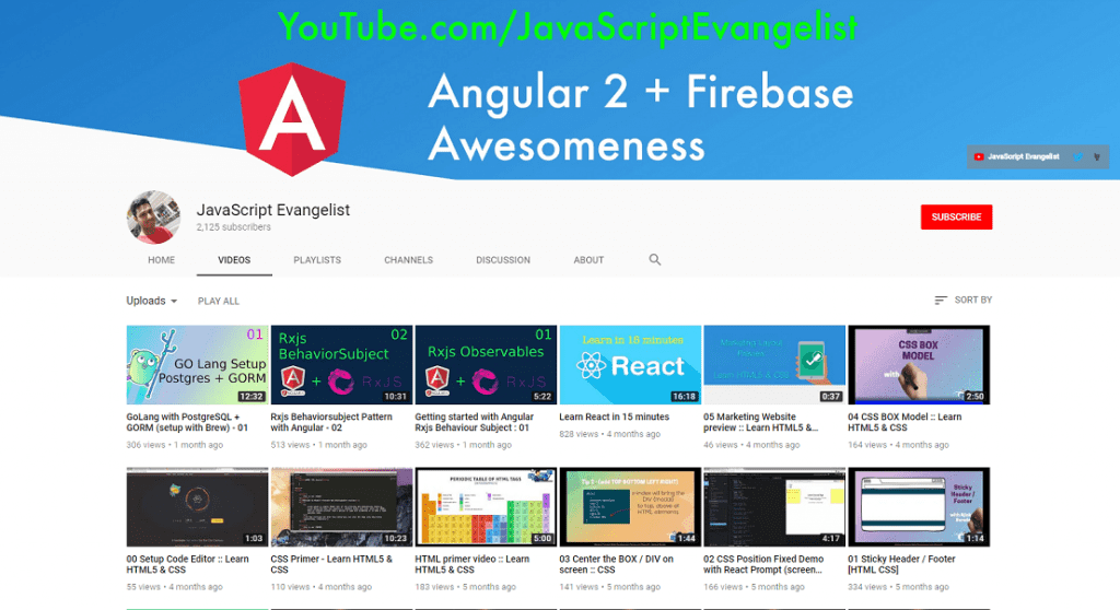 Top 65 Must-to-Know Youtube Channels 2020 to Learn Web Development ...