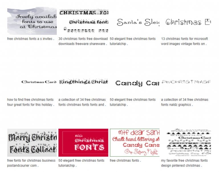 Christmas Fonts | 110+ Best Christmas Fonts 2020: Free & Premium