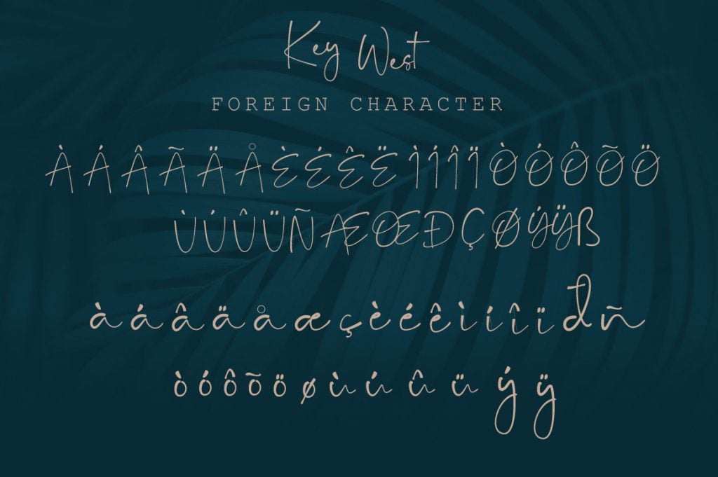 Key West Script Font - $8 – MasterBundles