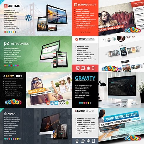 Mega Web Design Bundle with Extended License - Only $19 | Master Bundles