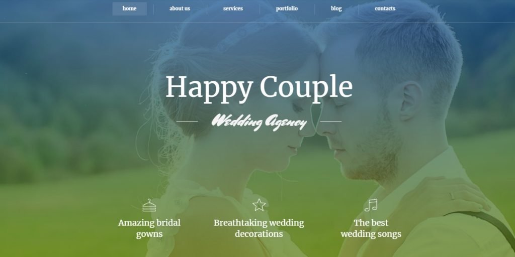 55+ Best Wedding Website Templates & Themes 2021 | MasterBundles