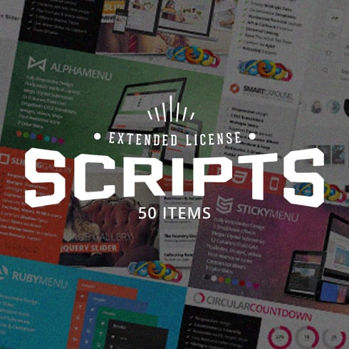 50 Scripts & Plugins with Extended License - Only $19 – MasterBundles