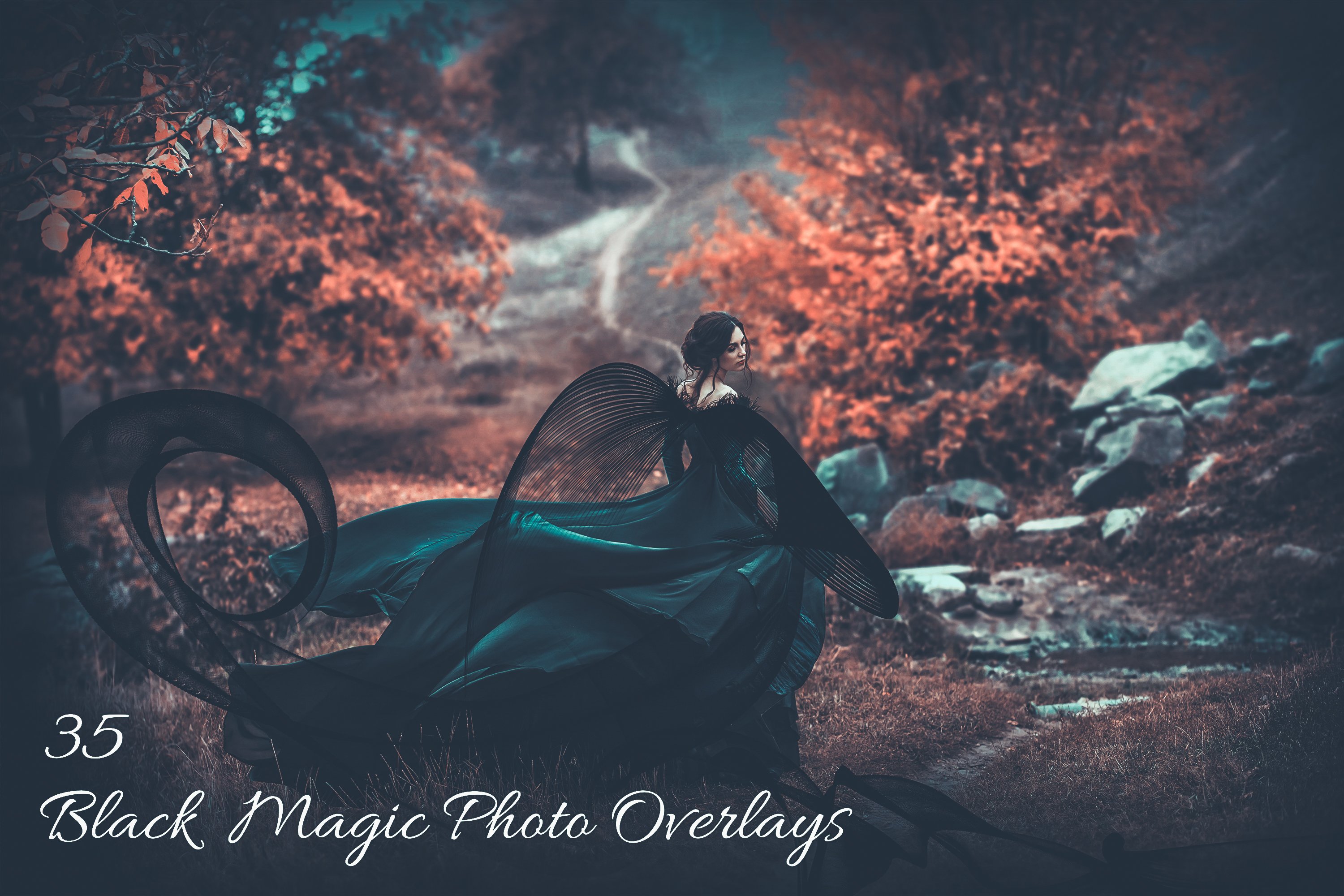 35 Black Magic Photo Overlays - $15 – MasterBundles