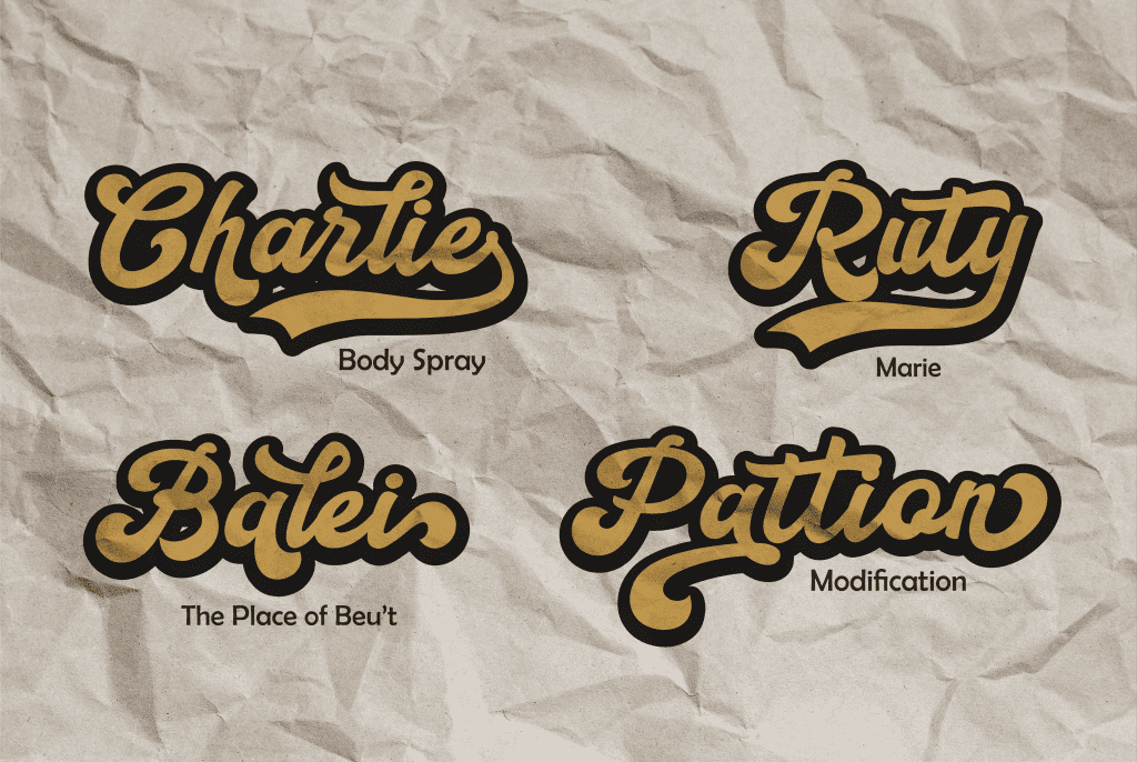 Retro Vintage Font Handy Script - $10 – MasterBundles