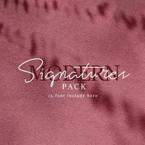 Modern Signature Fonts Bundle - 15 Items - $10 – MasterBundles