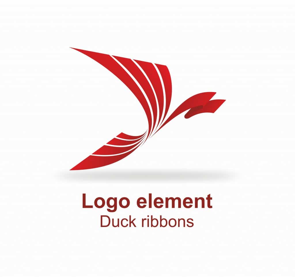 Logo Element Graphics Duck Ribbons - MasterBundles