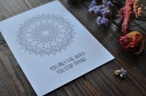 Mandala Coloring PostCard – MasterBundles