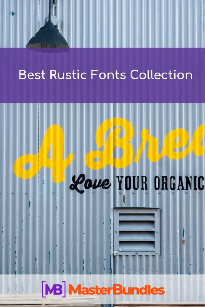 50 Rustic Fonts Collection 2021 | Best Rustic Fo | MasterBundles