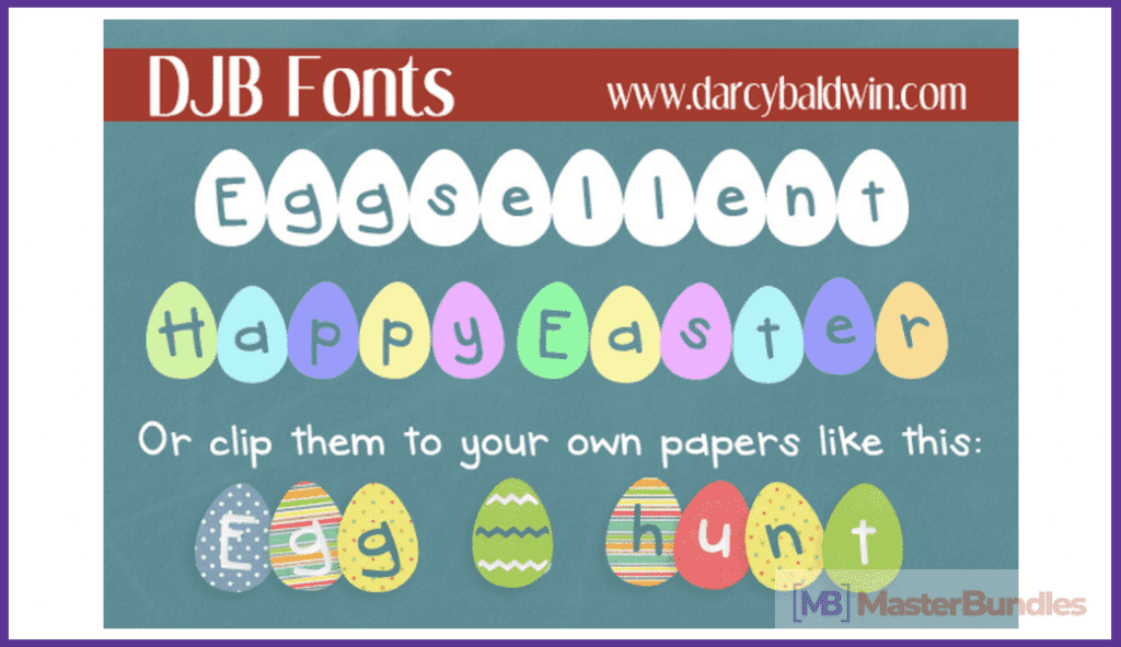 30+ Free and Premium Easter Fonts in 2021 | MasterBundles