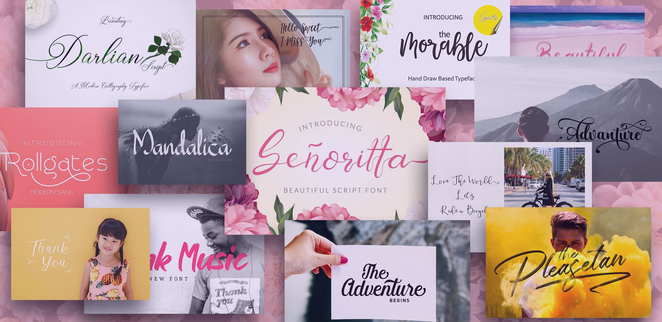 Girly Fonts 95 Best Girly Fonts 2021 Free Premium And Bundles Master Bundles
