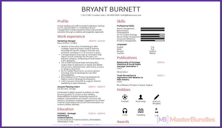 50+ Best Chronological Resume Templates in 2020: Free and Premium