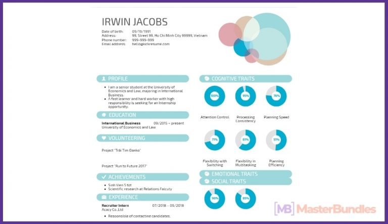 50+ Best Chronological Resume Templates in 2020: Free and Premium