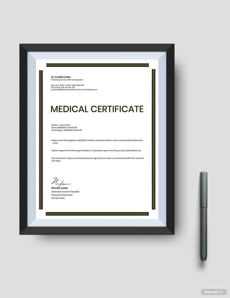 45+ Best Doctor Note Templates and Certificates in 2021: Free and Premium