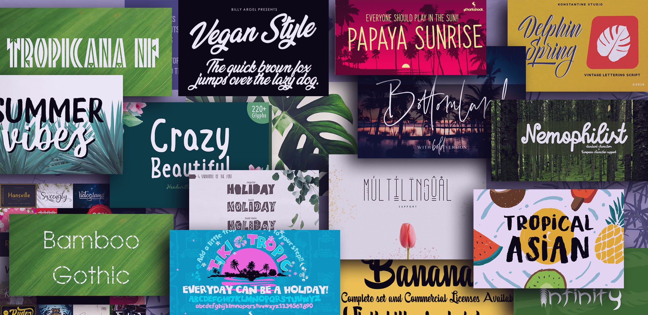 50+ Best Free Tropical Fonts for 2023 - MasterBundles