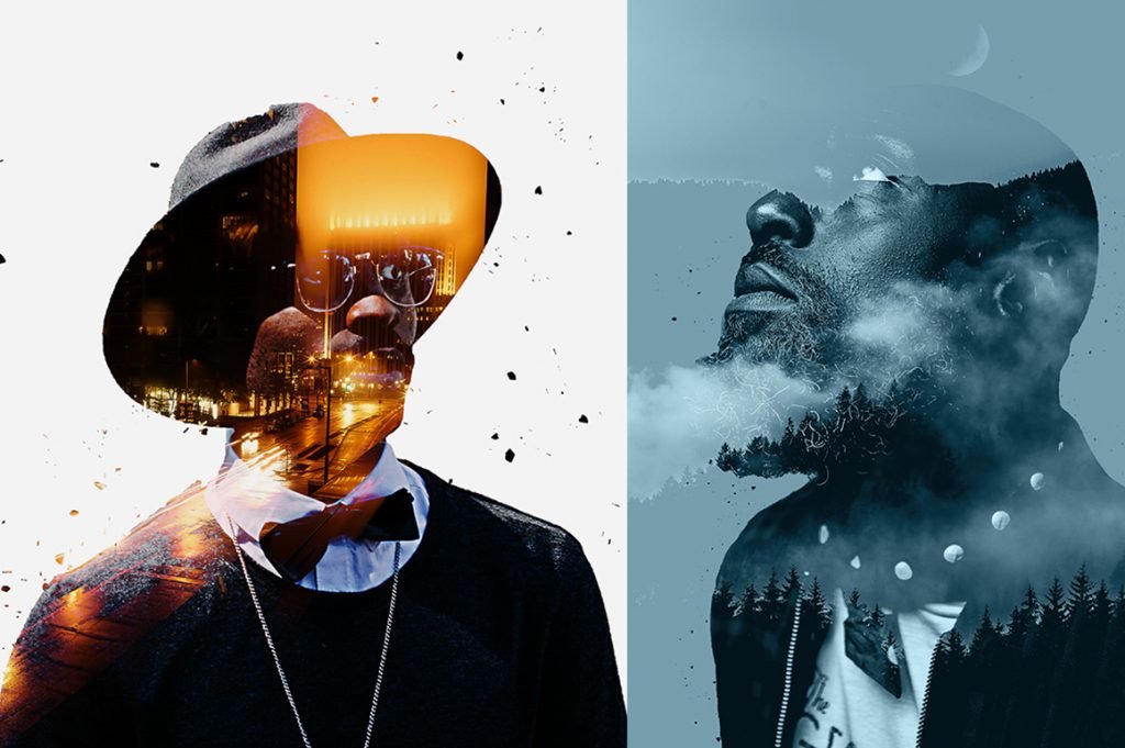 6-In-1 Double Exposure Photoshop Actions Bundle – MasterBundles