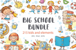 55+ Best Back to School Clipart and Images: Largest Kit 2021 - Master ...