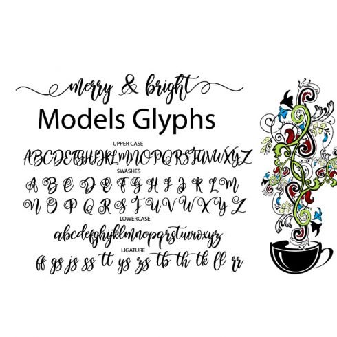 Merry & Bright Script Embroidery Font – MasterBundles