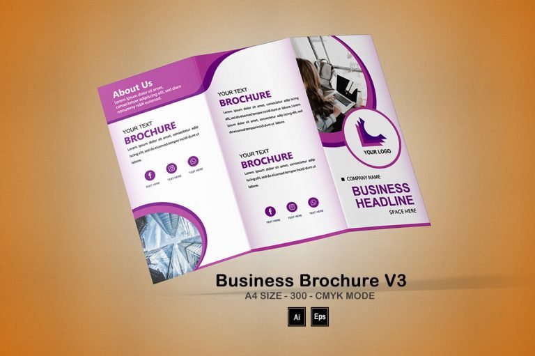 Business Brochure V3: Science Brochure Template – MasterBundles