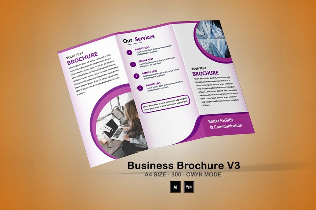 Business Brochure V3: Science Brochure Template – MasterBundles