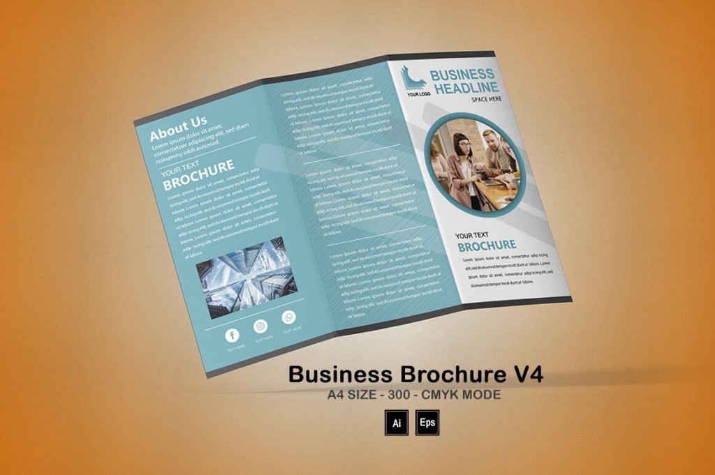 Editable Brochure Template V4 – MasterBundles