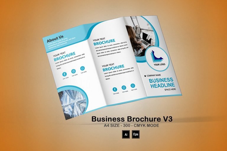 Business Brochure V3: Science Brochure Template | Master Bundles