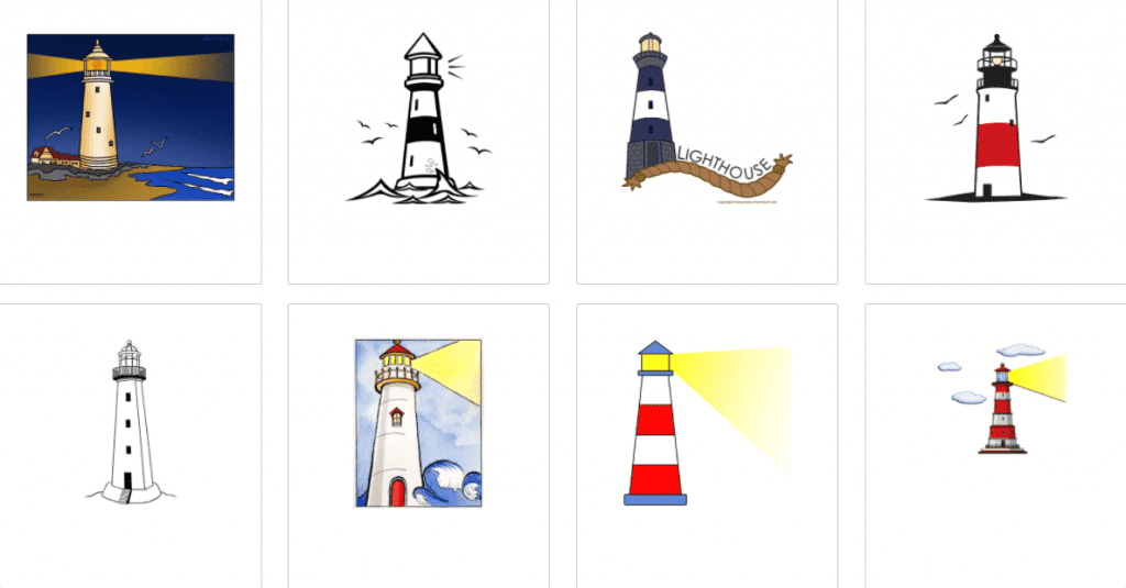 LIghthouse Clipart 2021 | MasterBundles