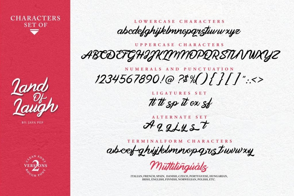 Land Of Laugh - Clean & Rough Font – MasterBundles