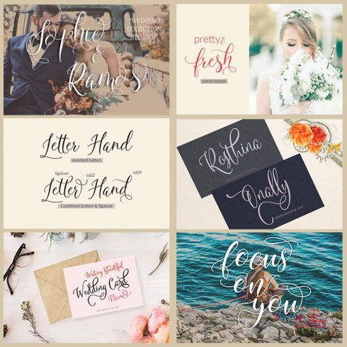 Funky Font Bundle: 18 Amazing Modern Calligraphy Fonts – MasterBundles
