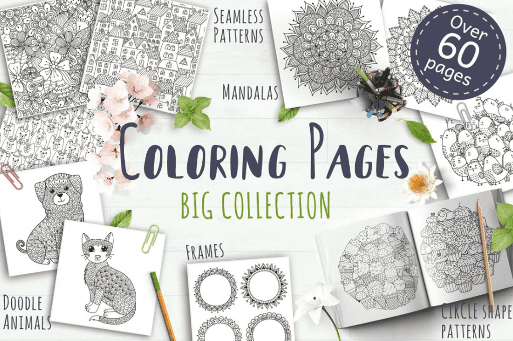 40+ Best Coloring Pages & Cards for Adults 2021: Free & Premium