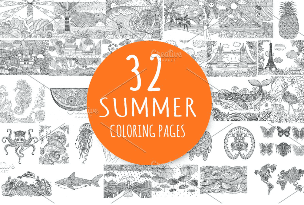 40+ Best Coloring Pages & Cards for Adults 2021: Free & Premium