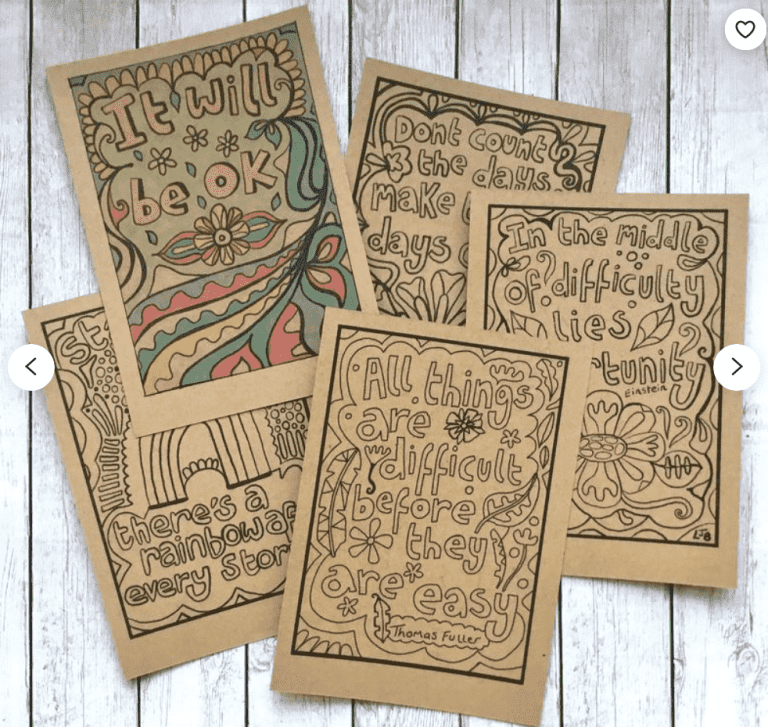40+ Best Coloring Pages & Cards for Adults 2021: Free & Premium