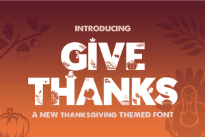 90+ Free Thanksgiving Fonts 2020 [Updated] - Master Bundles