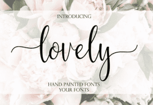 Girly Fonts | 95+ Best Girly Fonts 2021: Free, Premium & Bundles ...