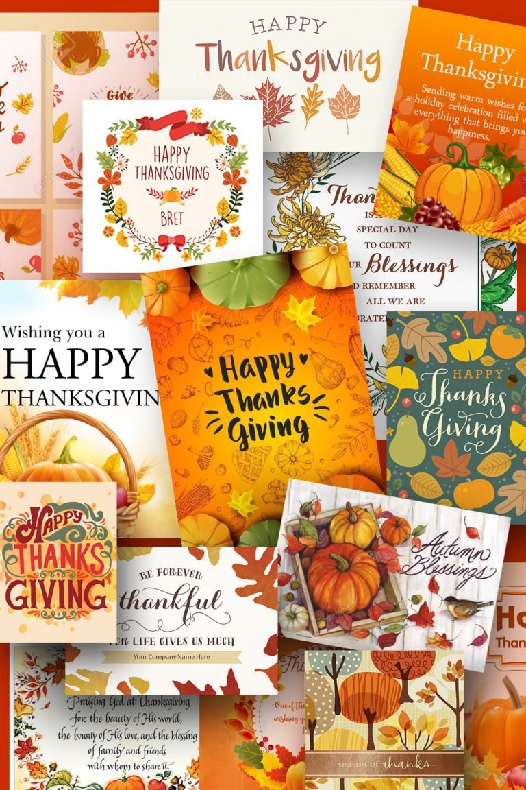 Thanksgiving Cards 2021: 60 Cards to Surprise Your Loved Ones + 30 ...