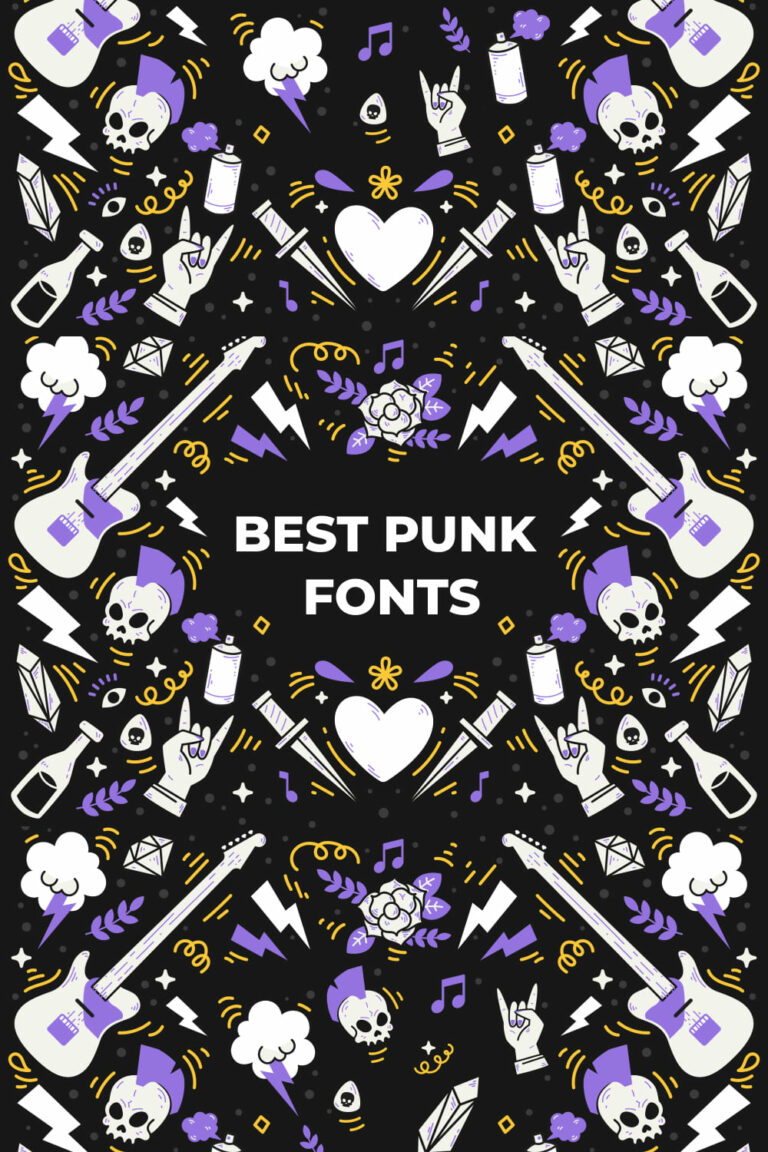 From Grunge to Punk: 25+ Punk Fonts for Alternative Design Styles
