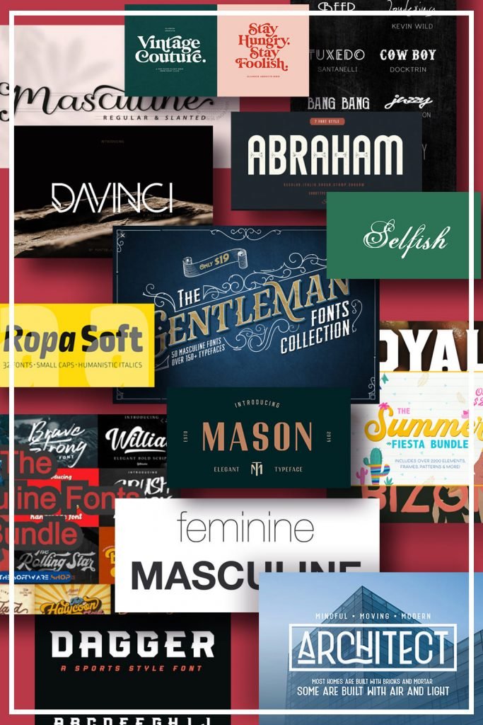 30+ Best Masculine Fonts for Powerful Branding 2021 | MasterBundles