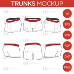 Trunks Mockup Template - MasterBundles