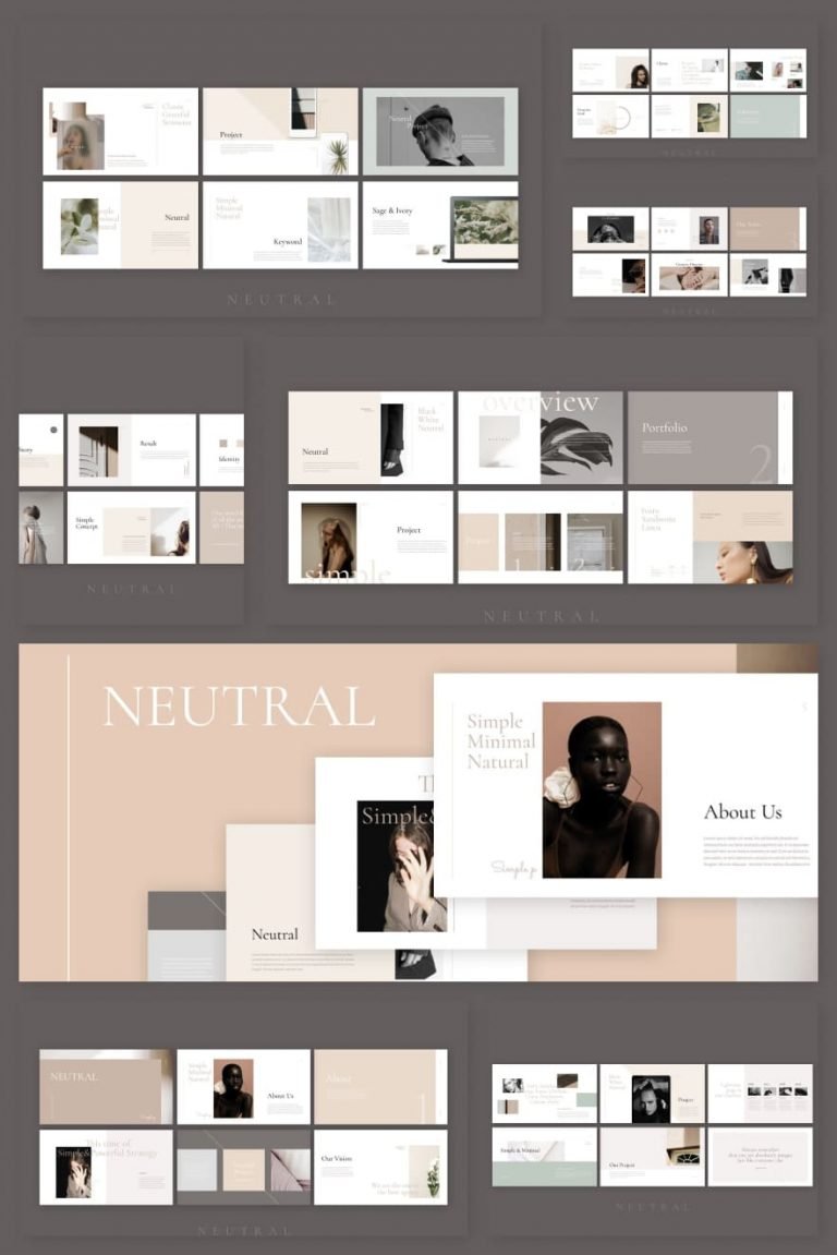 25+ Best Free Minimalist PowerPoint Templates 2021 - Premium PPT Templates