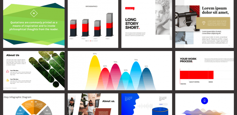 60+ Modern PowerPoint Templates for 2021 | Master Bundles
