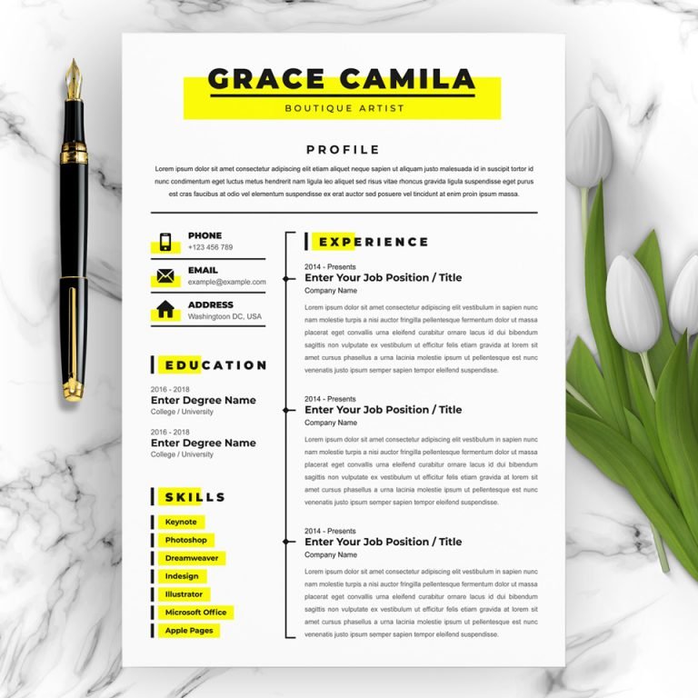 Computer Programmer Resume Template – MasterBundles