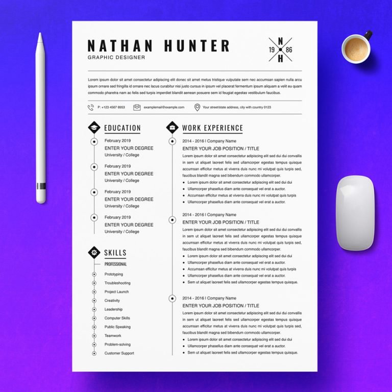 Creative Director Resume Template – MasterBundles