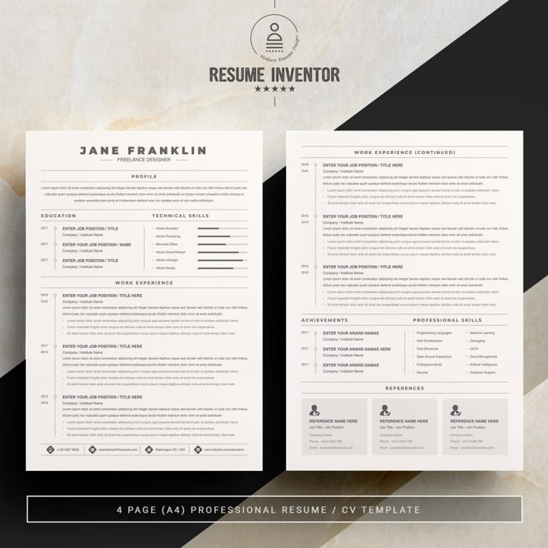 Experienced Freelance Editor Resume Template