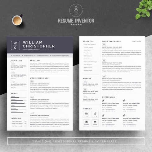 Computer Programmer Resume Template – MasterBundles