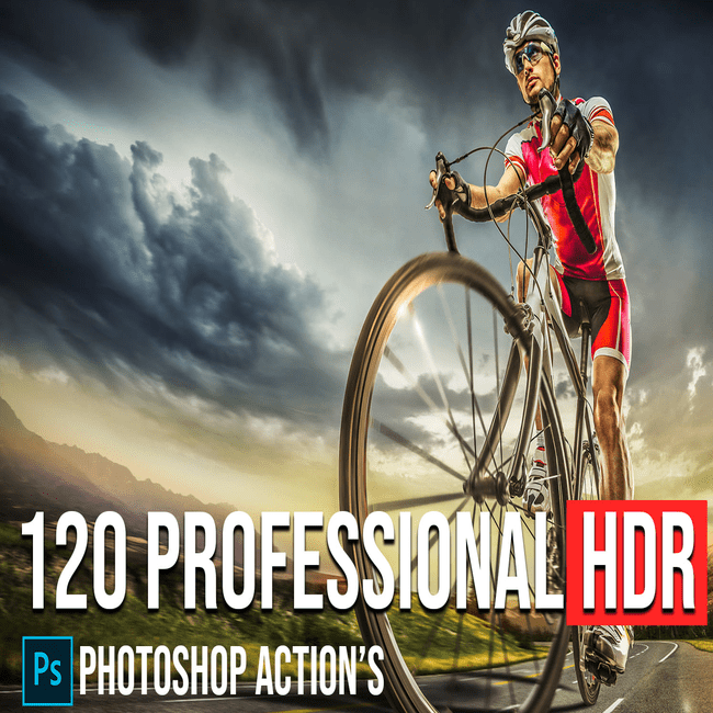 120+ Professional HDR Photoshop Actions Collection