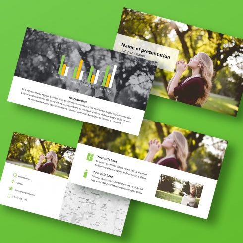 Free Spring Powerpoint Background Worship (PPTX) - Blossoming