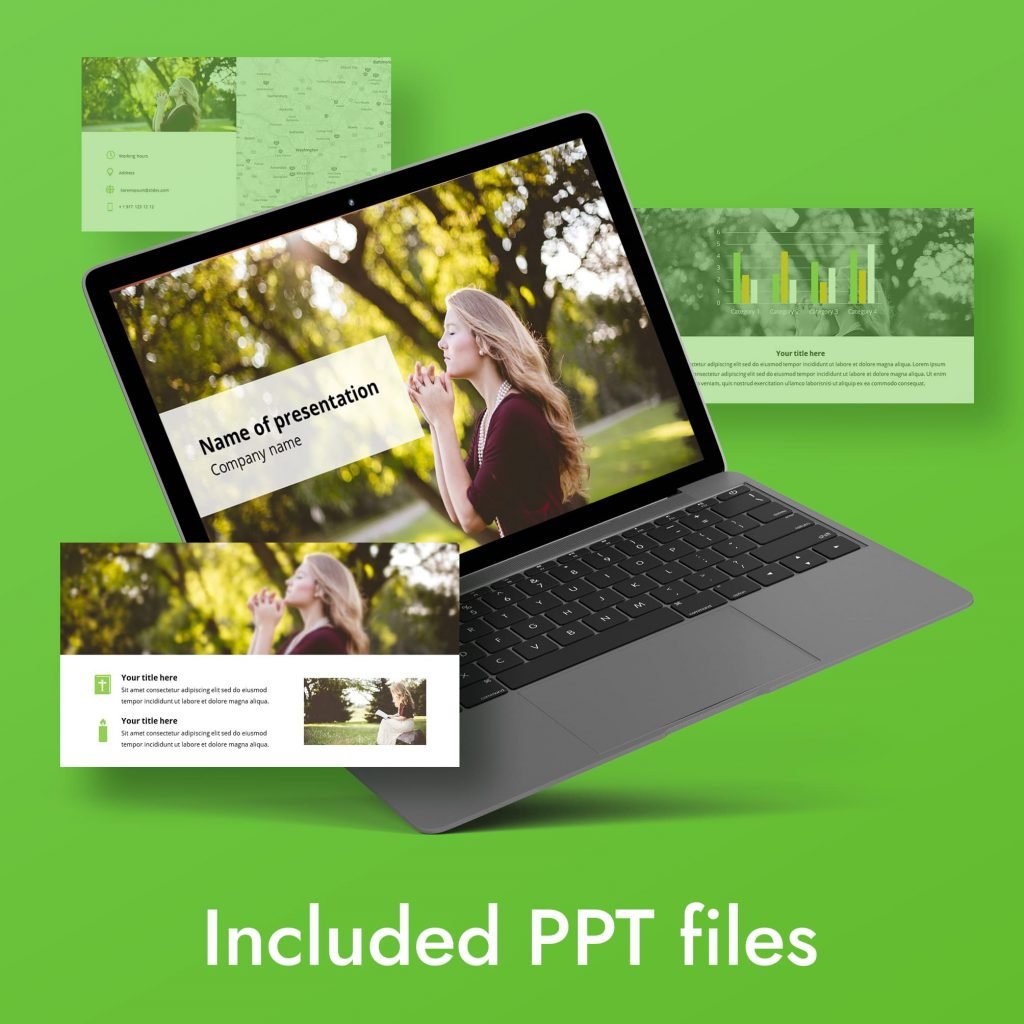 Free Spring Powerpoint Background Worship (PPTX) - Blossoming